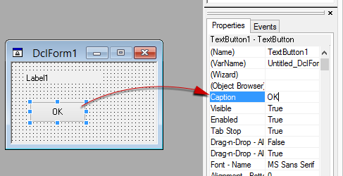 ObjectDCL > ObjectDCL Editor > Making my first dialog